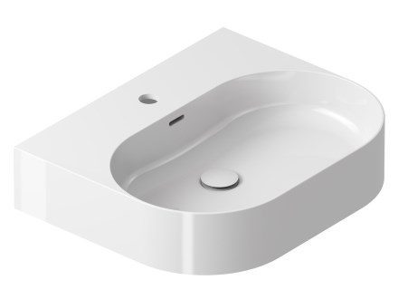 RAVAK CERAMIC SLIM WALL O umyvadlo na desku 55 cm, s otvorem pro ...